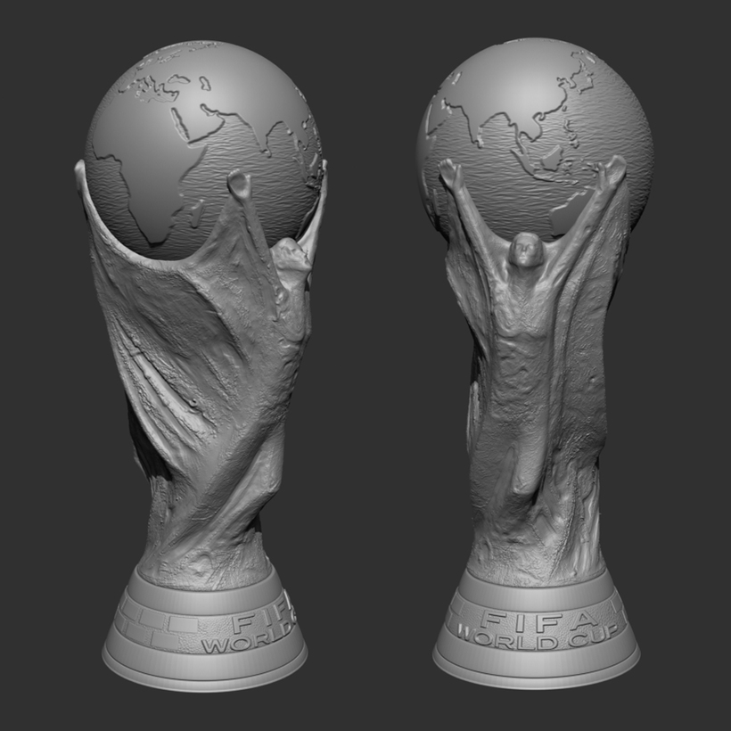 Fifa World Cup Trophy 3d Model