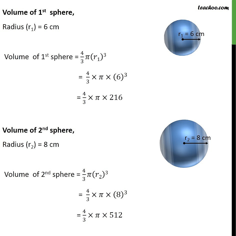 Question 2 Metallic Spheres Of Radii 6 Cm 8 Cm And 10 Cm