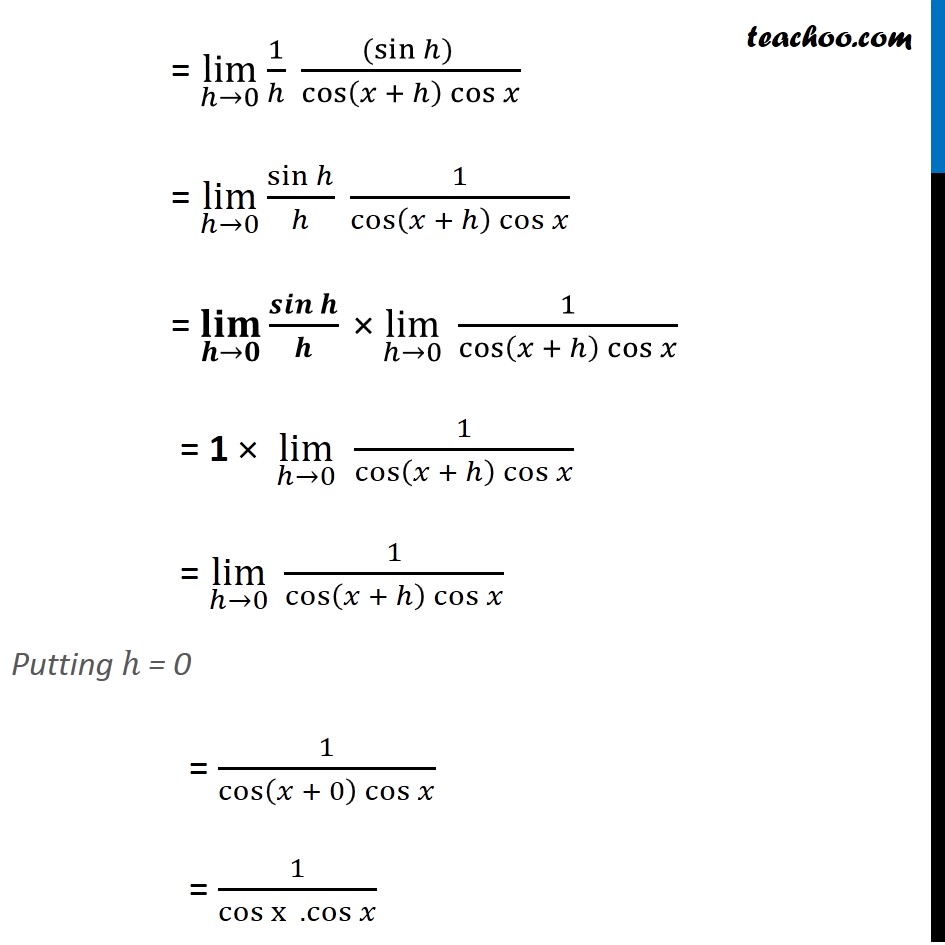 What Do You Mean By Tan Derivative It Lesson Education