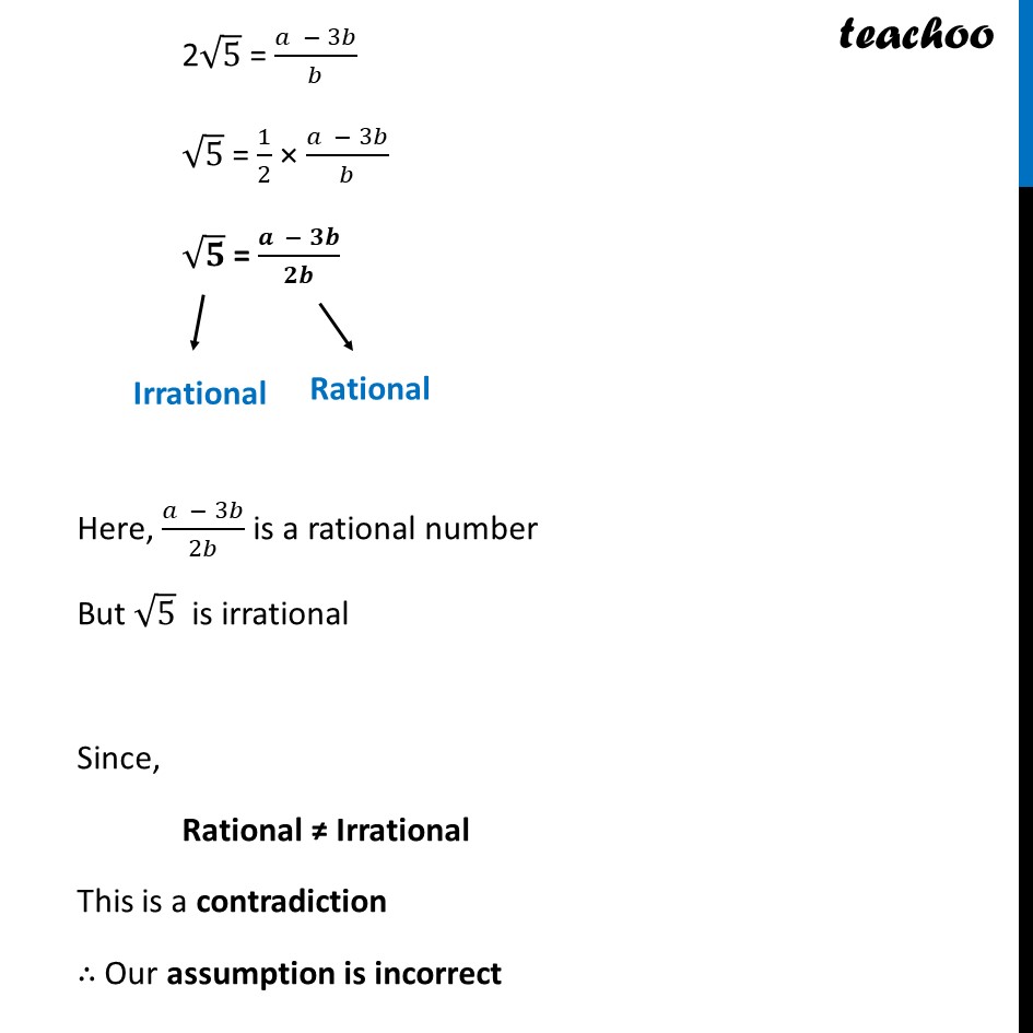 Ex 12 2 Prove That 3 2 Root 5 Is Irrational Chapter 1 Class 10