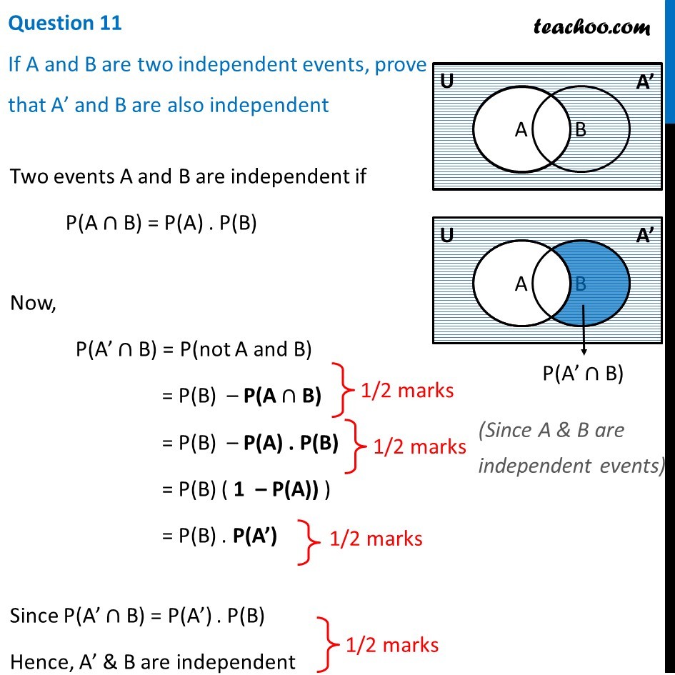 Probability Of Two Independent Events Theprobability