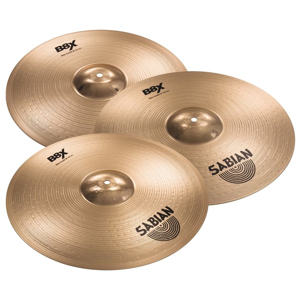 Disc Sabian B8x 16 17 And 18 Thin Crash Value Bundle At Gear4music