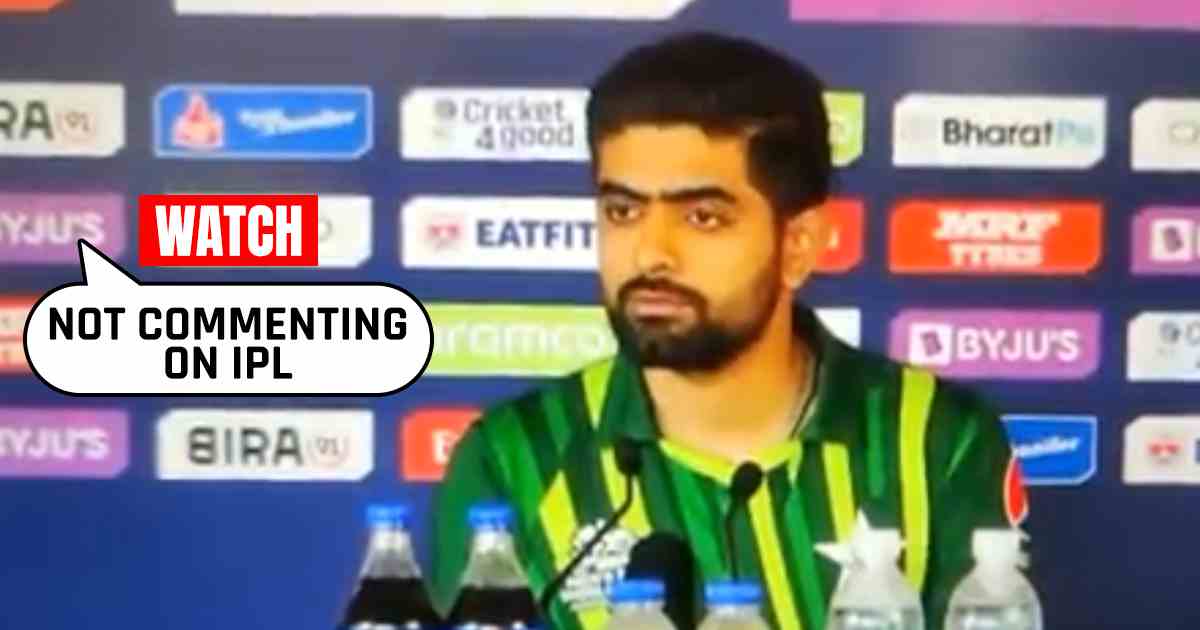 Watch Pakistan Media Manager Intervenes Babar Azams Press Conference