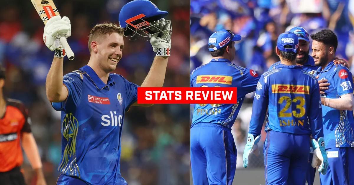 Ipl 2023 Mi Vs Srh Stats Review Check Out Records Created By Cameron