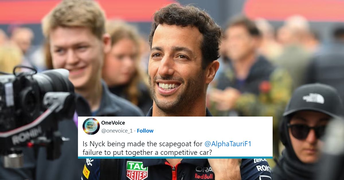 Fans React As Daniel Ricciardo Returns To F1 Replacing Nyck De Vries