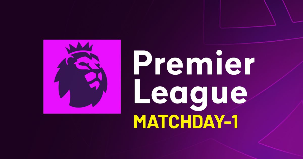 Premier League 2023 24 Matchday 1 Schedule Dates Fixtures Where To