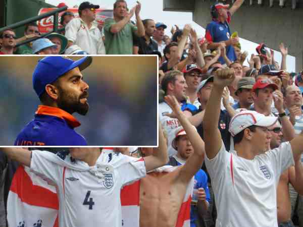 Englands Barmy Army Tries To Troll Virat Kohli On His Century Drought