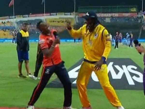 Watch Chris Gayle Flips Coin In Abu Dhabi T10 League And Celebrates