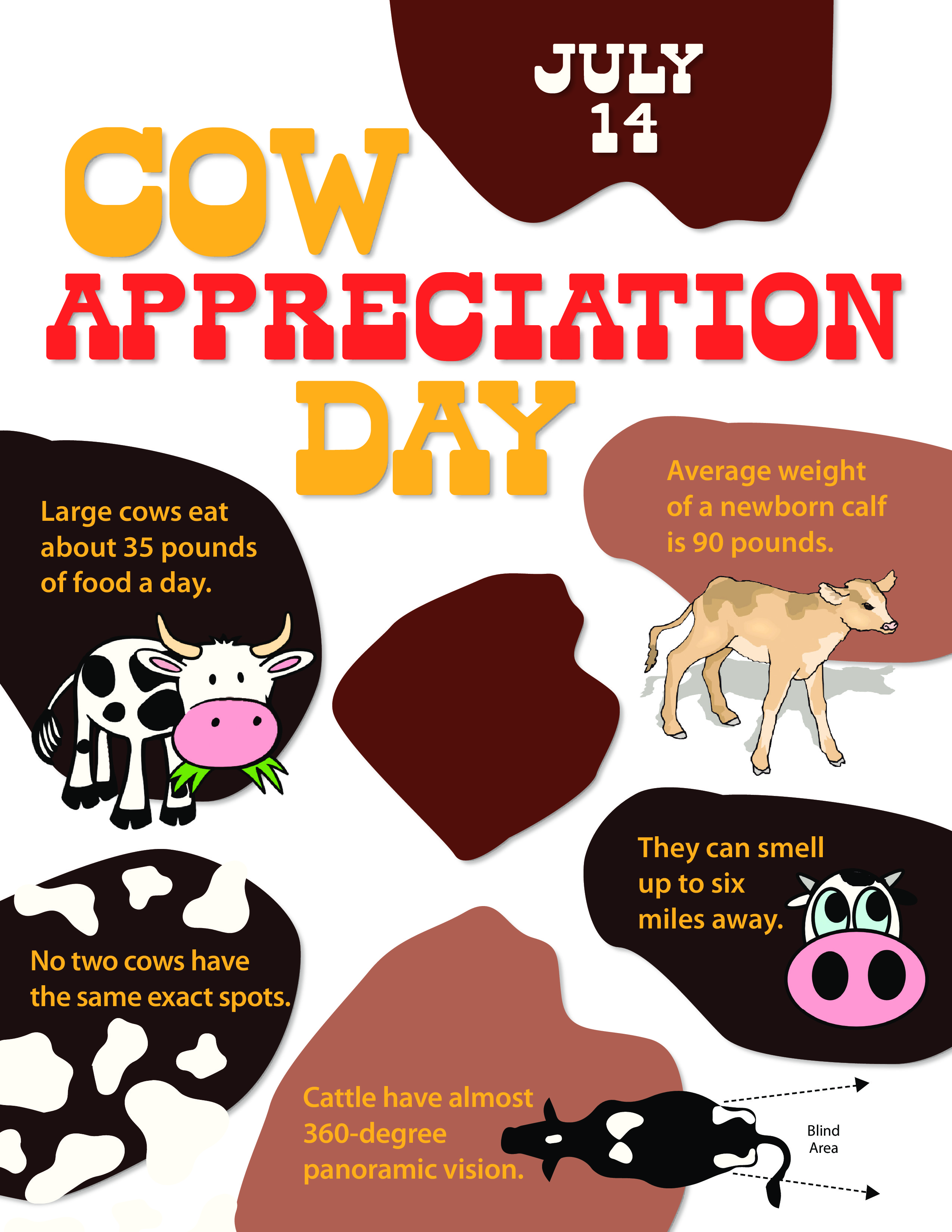 Cow Appreciation Day Printable Sign