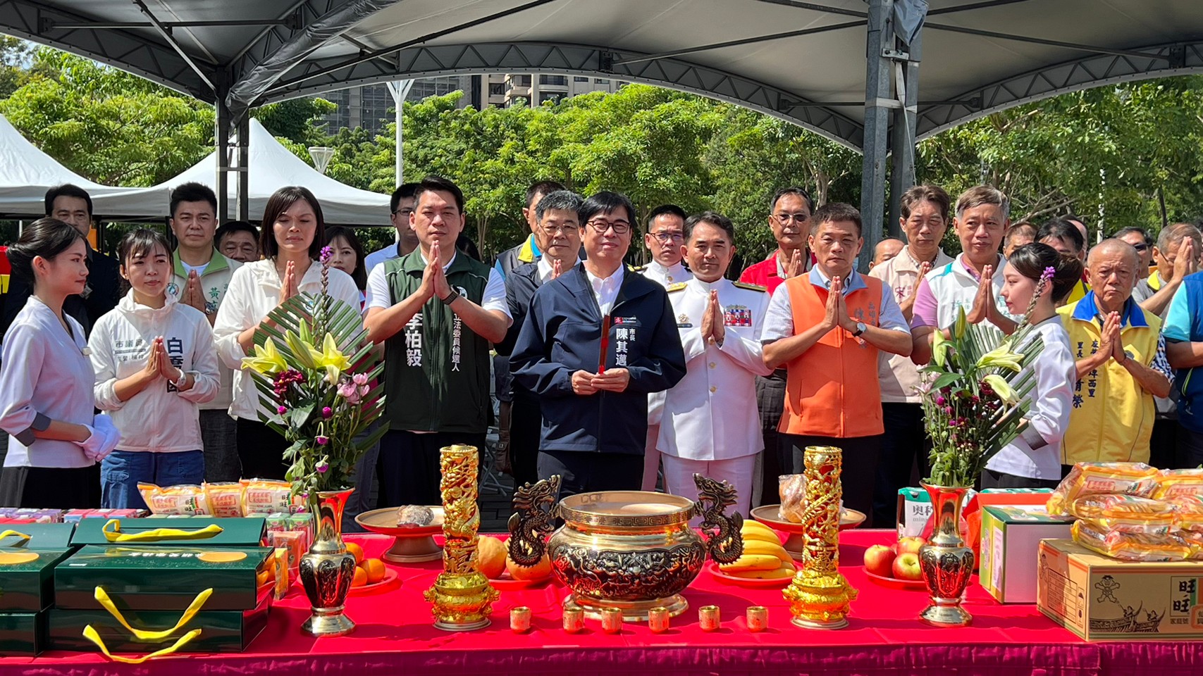 楠梓產業園區聯外交通建設序曲 左營區翠華路拓寬工程 開工祈福儀式