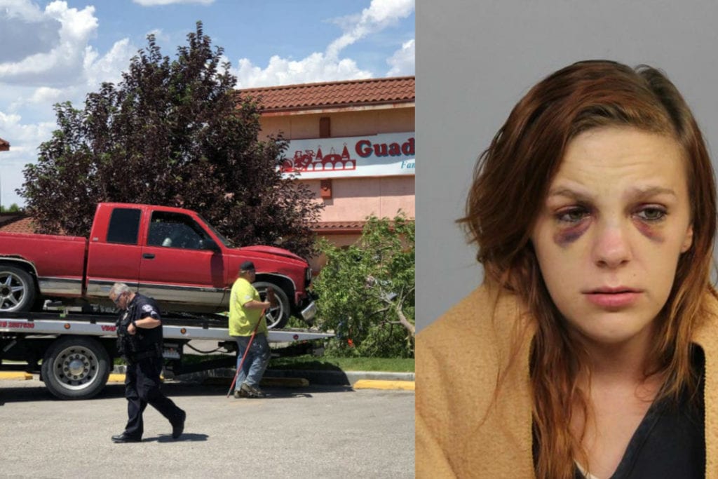 Woman Arrested For Dui After Huffing Compressed Air Crashing Car My