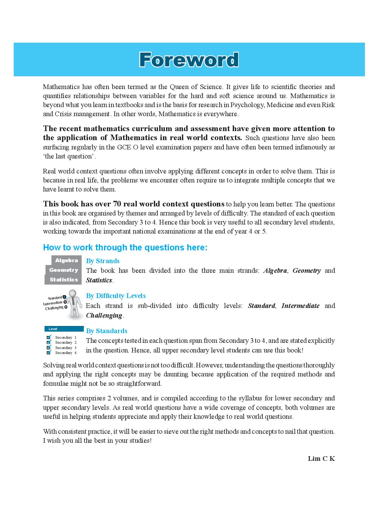 Mathematics Problem Solving In Real World Contexts For Upper Secondary