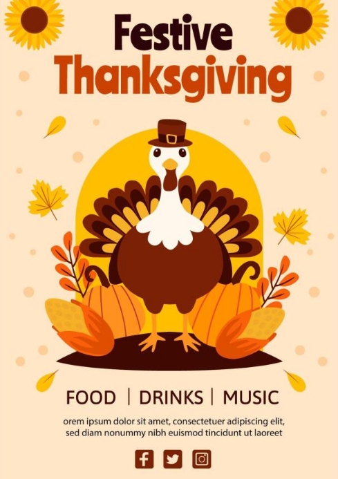 Thanksgiving Template Postermywall