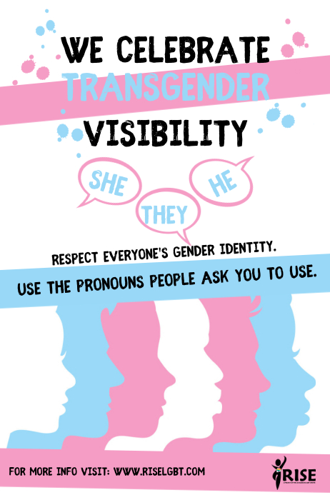 Copy Of Trans Day Of Visibility Flyer Postermywall