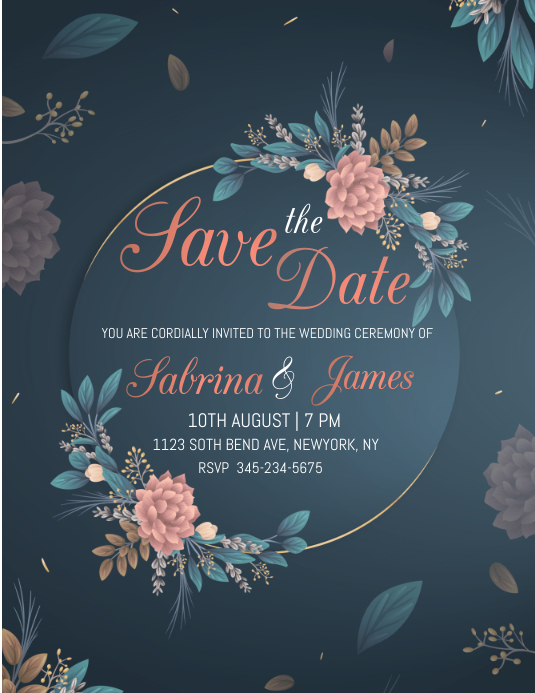 Copy Of Wedding Invitation Postermywall