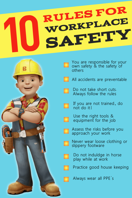 Free Safety Posters For Workplace