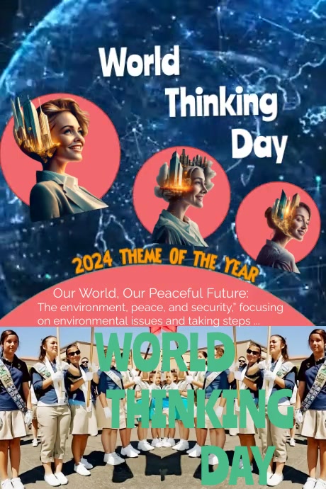 World Thinking Day Flyer Template Postermywall