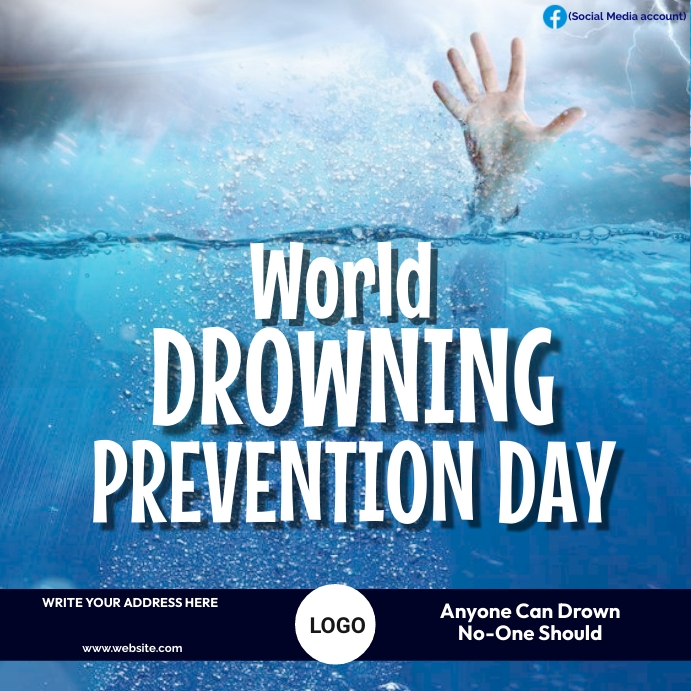 World Drowning Prevention Day Template Postermywall