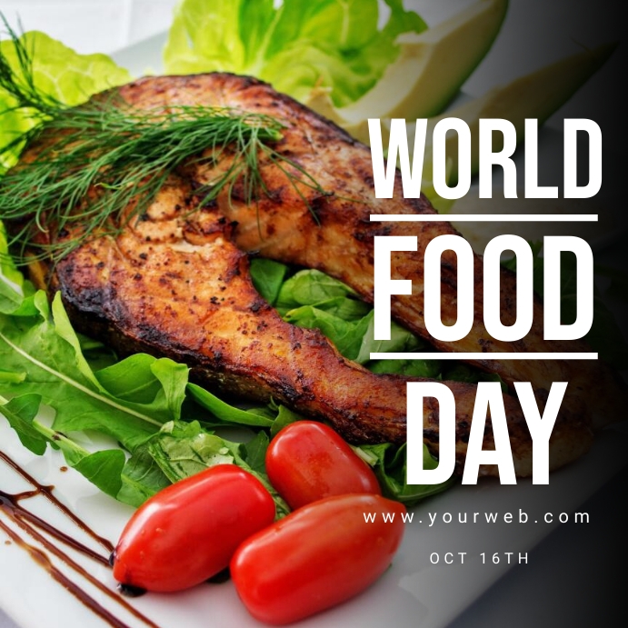 World Food Day Flyer Template Postermywall