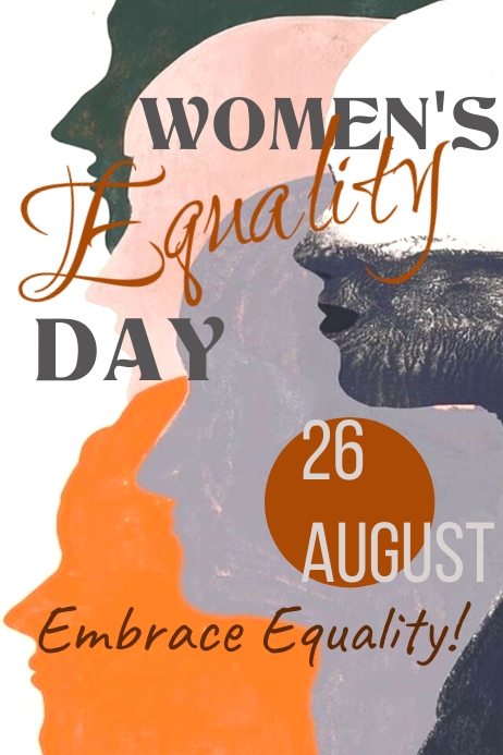 Copy Of Women Equality Day Postermywall