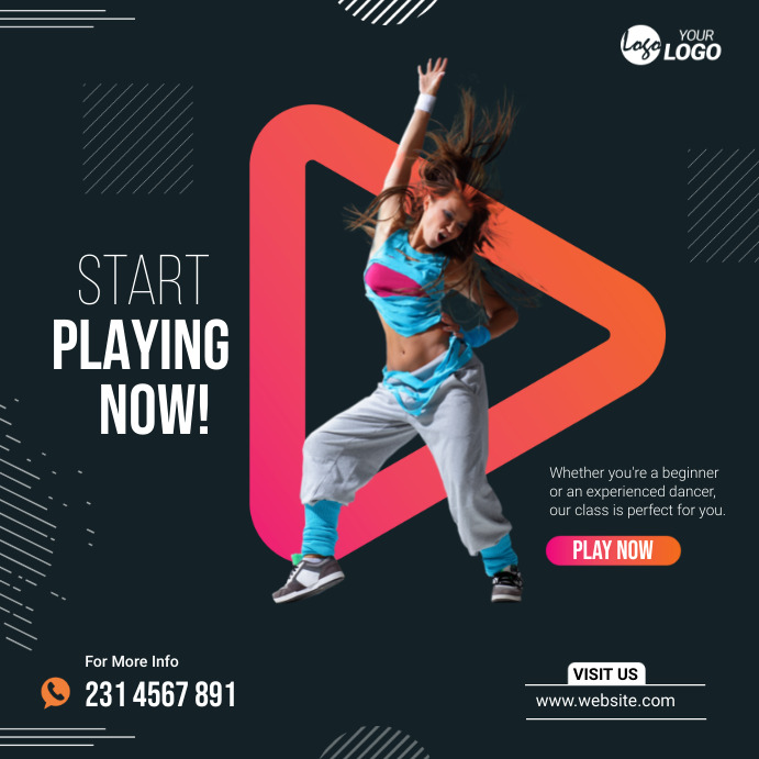 Zumba Class Ad Template Postermywall