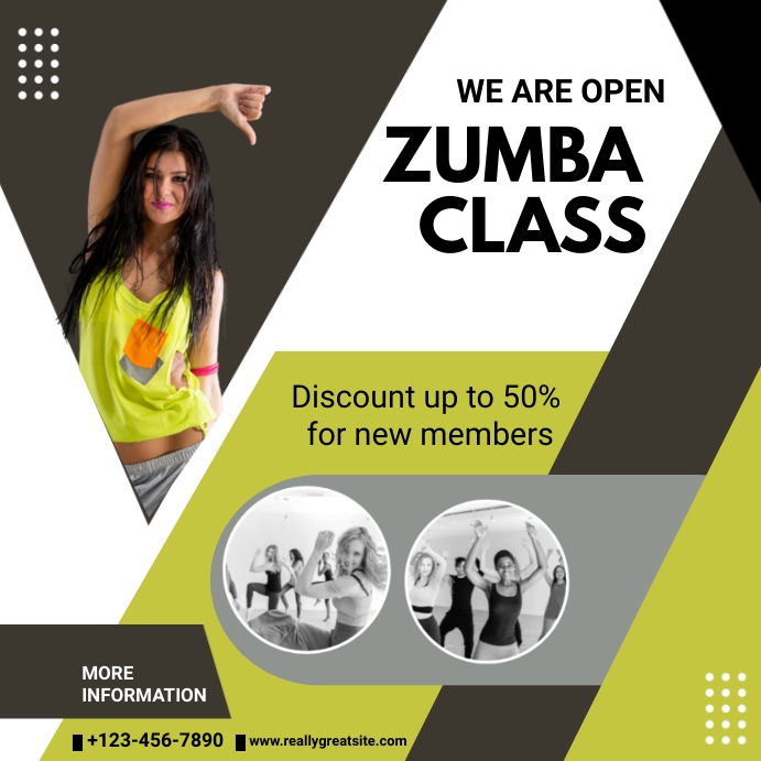 Copy Of Zumba Class Poster Postermywall