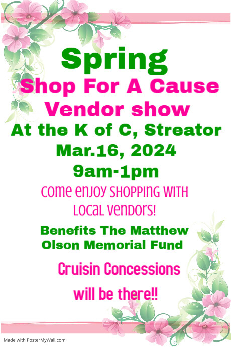 Copy Of Spring Craft Vendor Event Flyer Postermywall