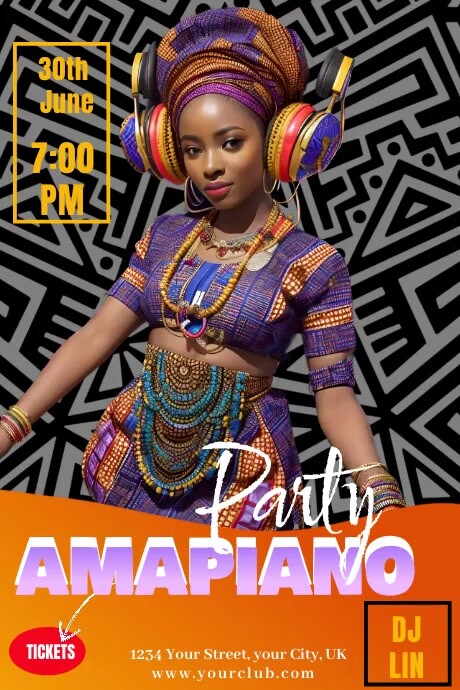 Copy Of Amapiano Thursday Night Party Postermywall