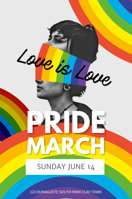 Copy Of Artsy Pride Month Celebration Poster Postermywall