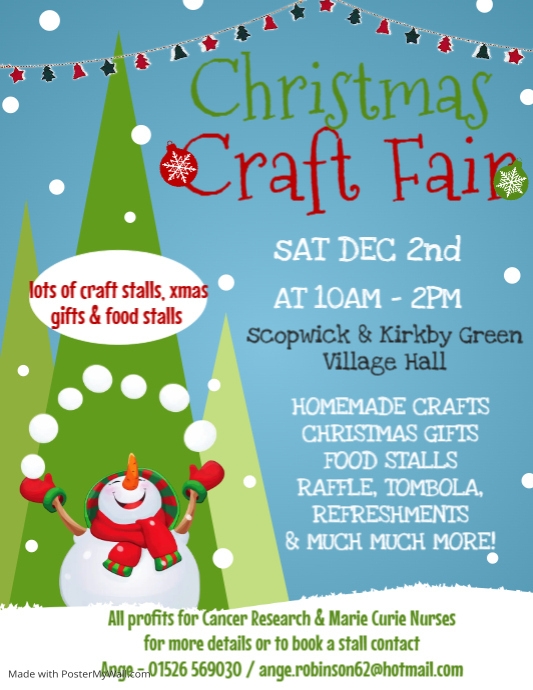 Copy Of Christmas Craft Fair Postermywall