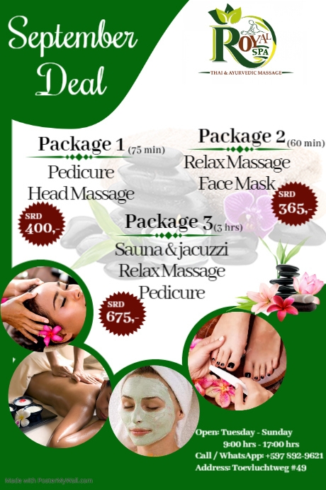 Copy Of Beauty Salon And Spa Flyer Design Postermywall