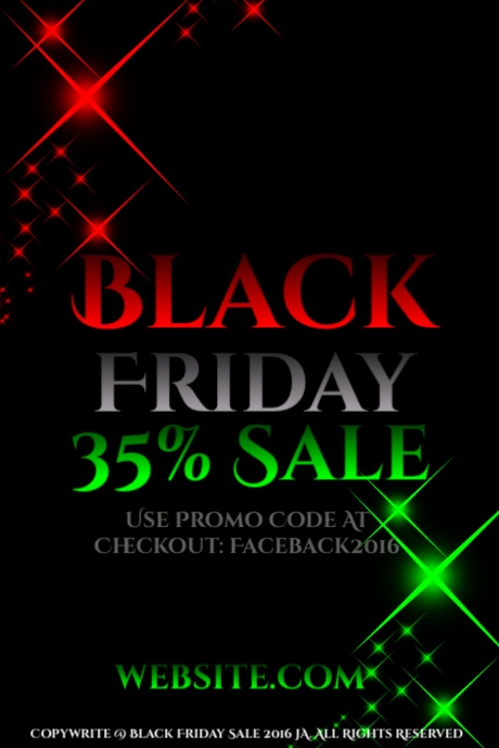 Black Friday Sale Template Postermywall