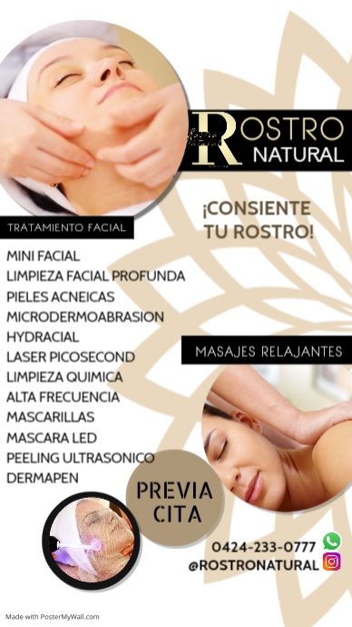 Copy Of Copia De Massage Treatment Therapy Beauty Studio Ad Postermywall