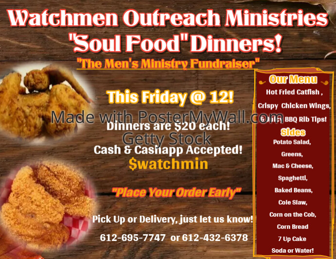 Soul Food Dinner Flyer Postermywall