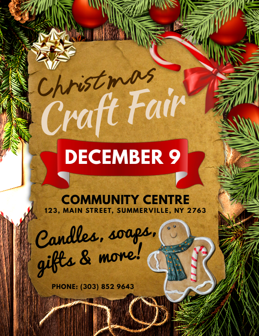 Craft Fair Flyers Free Templates Web Customize To Your Hearts Content