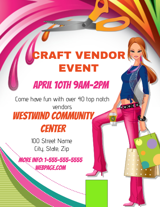 Copy Of Craft Vendor Event Postermywall