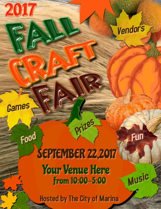 Free Craft Fair Flyer Template