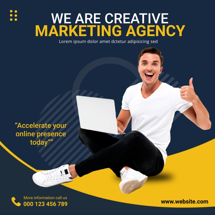 Digital Marketing Agency Ad Template Postermywall