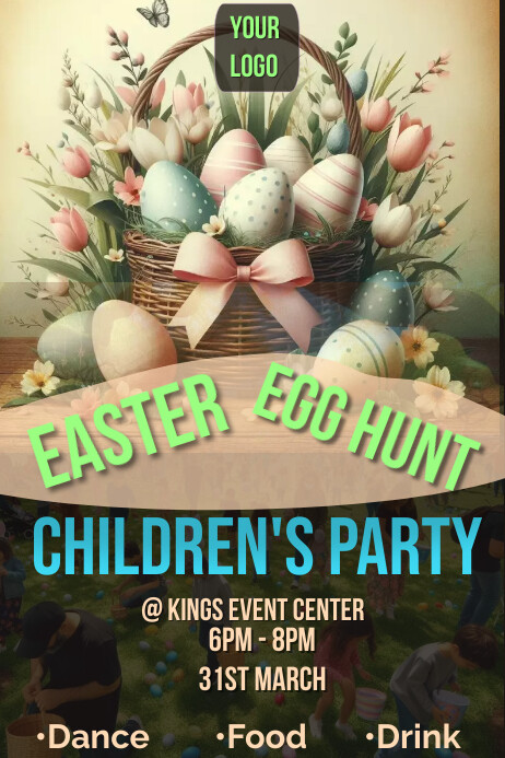 Egg Hunt Flyer Template Postermywall