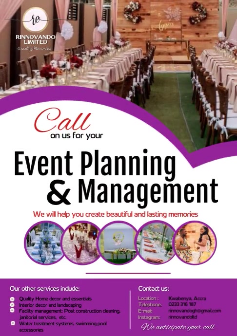 Copy Of Event Planner Postermywall