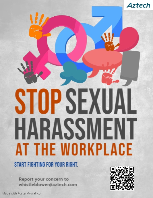 Copy Of Workplace Sexual Harassment Flyer Postermywall