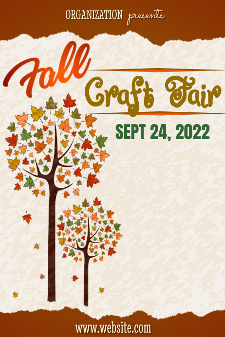 Copia De Fall Craft Fair Postermywall