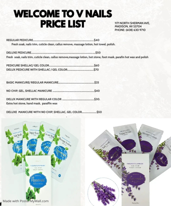 Copy Of Beauty Treatments Price List Spa Wellness Ad Postermywall