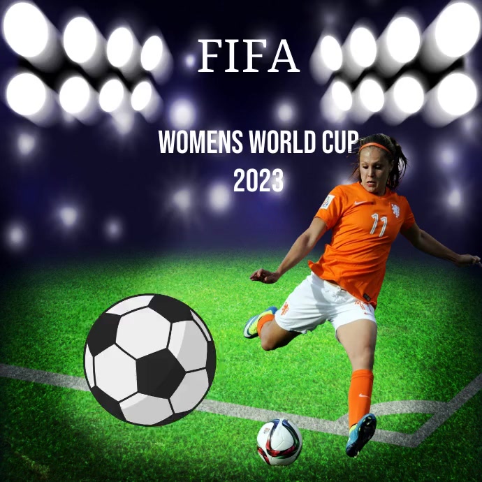 Fifa Womens World Cup 2023 Template Postermywall