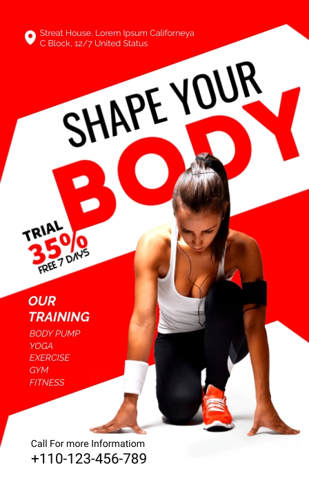 Copy Of Fitness Postermywall