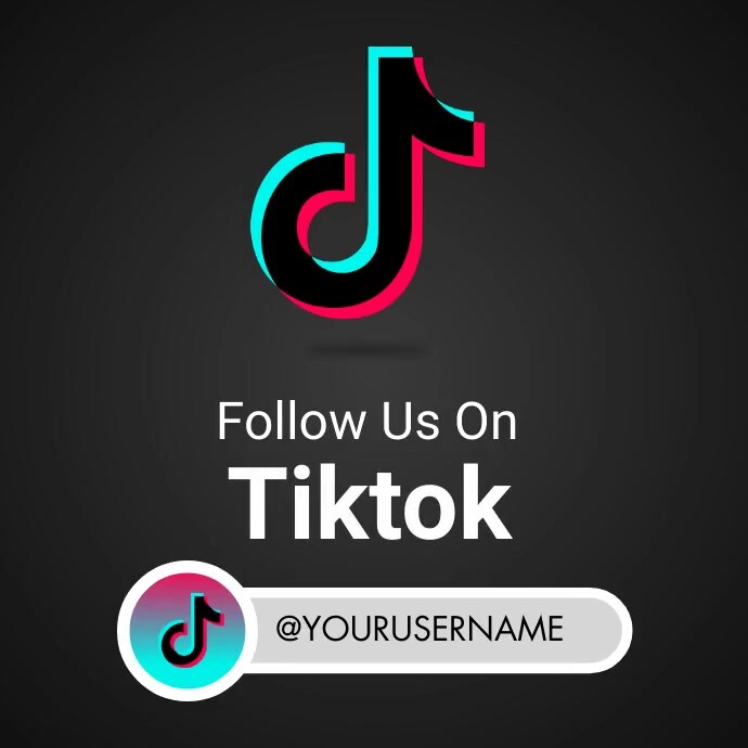 Follow Me On Instagram Tiktok Post Template Postermywall