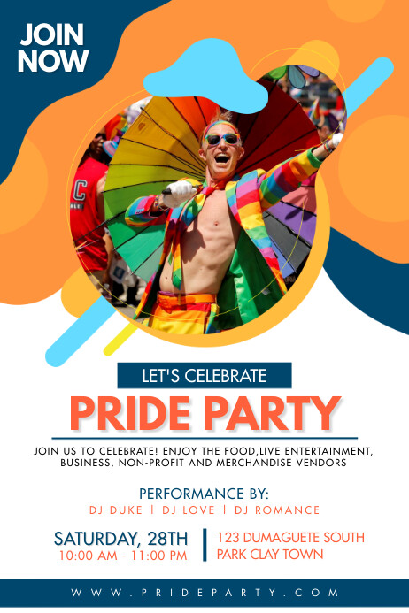 Copy Of Gay Pride Celebration Party Poster Postermywall