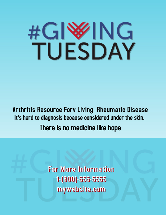 Giving Tuesday 2 Template Postermywall