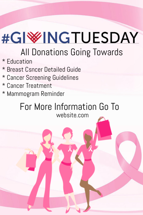 Giving Tuesday Template Postermywall