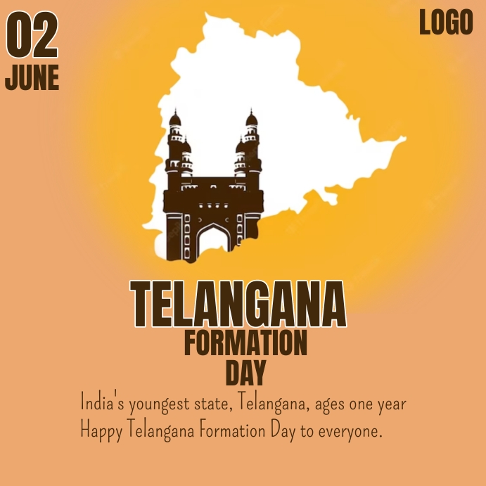 Happy Telangana Day Template Postermywall